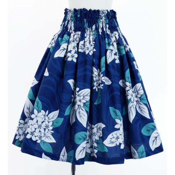 フラダンス パウスカート シングル78cm丈 ブルー 2868※こちらの商品は発送までに15営業日前後のお時間をいただく場合があります。ハワイより直輸入のT/C ポリコットンハワイアンファブリックを高品質な国内自社工場で縫製。身長の高めの方...