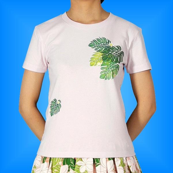 グラデーションのモンステラ斜めプリントデザインはパウスカートに合わせやすく、鮮やかなグリーンがHULAを美しく演出します。 おすすめのデザインです。※プリント部分のアイロンはご遠慮ください。身丈：62cm適応ヌード寸法：バスト83〜89cm...