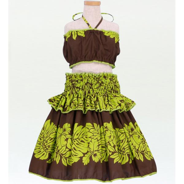 ケイキ(キッズ)用のパイピングとフリルを施したパウスカートとチューブトップのセットです。上下合わせて着れば、練習用にもホイケ・イベントなどに使え便利です。(柄の出方は異なる場合がございます。)身丈：15cmスカート丈：46cm適応ヌード寸法...