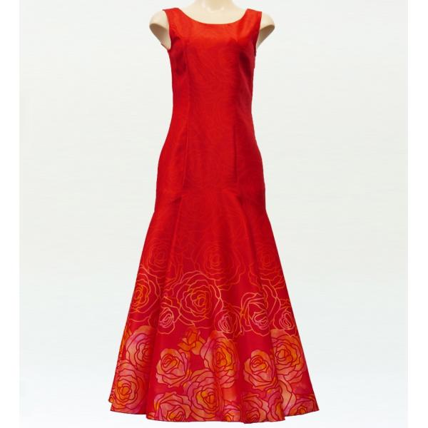 ハワイアンプリント シャンタン生地の日本製フラドレス J2556rd15営業日前後の発送となります。お急ぎの方はemika本店または姉妹店EGL TOKYOで「お急ぎ発送サービス」をご利用ください。★emikaオリジナルデザイン★ロケラニモ...