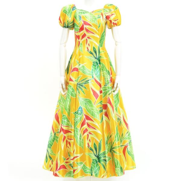 ハワイアンプリント シャンタン生地の日本製フラドレス J2687ye15営業日前後の発送となります。お急ぎの方はemika本店または姉妹店EGL TOKYOで「お急ぎ発送サービス」をご利用ください。★emikaオリジナルデザイン★生地から縫...