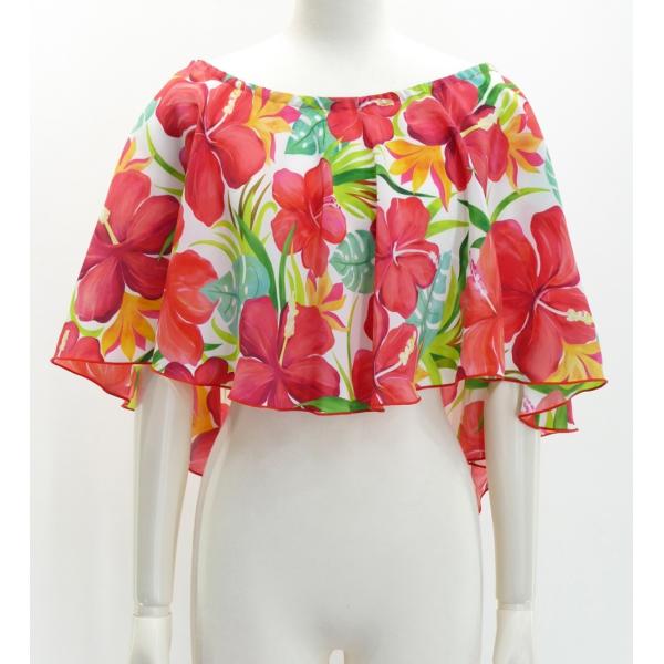 フラダンス衣装　二の腕、肩回りをカバーできる マルチケープ J270815営業日前後の発送となります。お急ぎの方はemika本店または姉妹店EGL TOKYOで「お急ぎ発送サービス」をご利用ください。★emikaオリジナルデザイン★生地から...