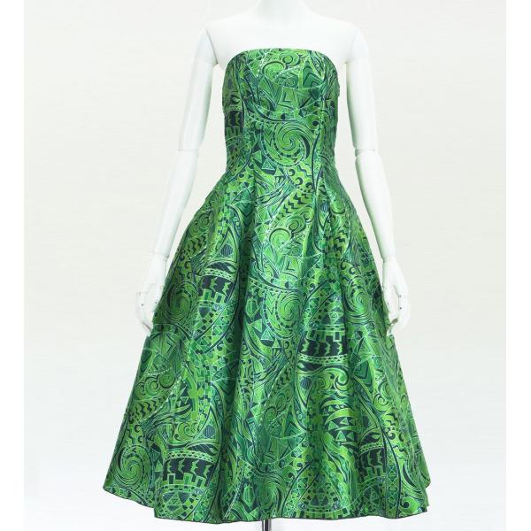 ハワイアンプリント シャンタン生地の日本製フラドレス J2755gr15営業日前後の発送となります。お急ぎの方はemika本店または姉妹店EGL TOKYOで「お急ぎ発送サービス」をご利用ください。★emikaオリジナルデザイン★生地から縫...