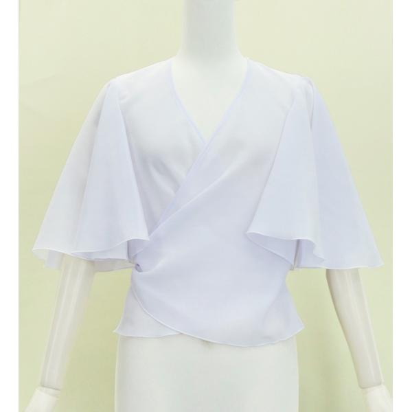 フラダンス フリル袖 カシュクール コシボブラウス ホワイト J3085wh15営業日前後の発送となります。お急ぎの方はemika本店または姉妹店EGL TOKYOで「お急ぎ発送サービス」をご利用ください。★emikaオリジナルデザイン★生...