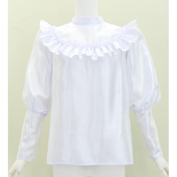 フラダンス シャンタン ヨークフリル バルーンスリーブ ブラウス ホワイト S-Lサイズ J3197wh15営業日前後の発送となります。お急ぎの方はemika本店または姉妹店EGL TOKYOで「お急ぎ発送サービス」をご利用ください。★em...