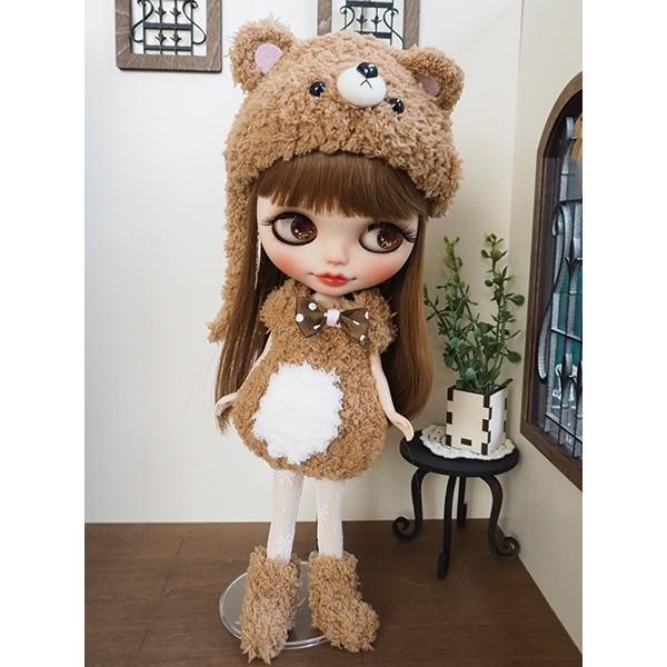 モコモコふんわりネオブライスサイズのきぐるみセット♪アニマル帽、モコモコシューズとモコモコワンピがセットになったお得なセットです。セットアップであわせても、リアルクローズやドレスのアクセントにアニマル帽子をあわせても☆帽子はあごのストラップ...