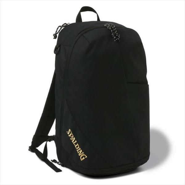スポルディング ヴァーシティ ブラック×ゴールド バスケットボール リュック 50-022GD ブラック×ゴールド SPALDING ボール シューズ 収納可能 バッシュ 収納 バスケ バッグ