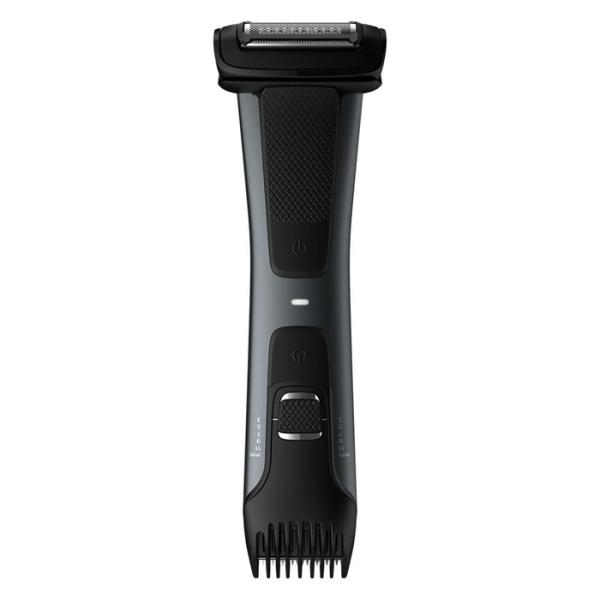フィリップス ボディーグルーマー 7000シリーズ BG7020/15 ブラックパール BG7020-15 PHILIPS◎肌にやさしく全身のムダ毛を剃る・長さを整える　フィリップスのボディーグルーマー 7000シリーズは、シェーバーとトリ...