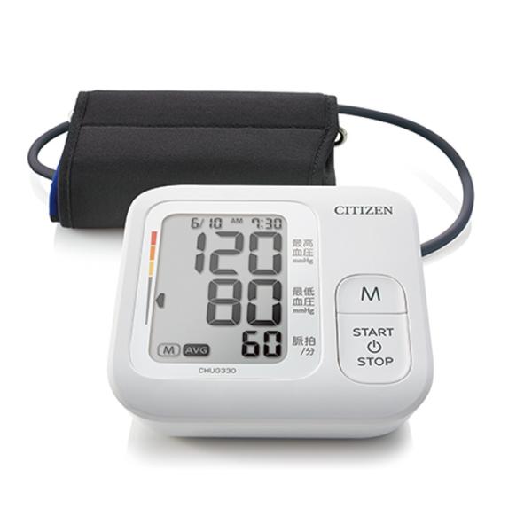 シチズン 上腕式血圧計 CHUGシリーズ CHUG330-WH-E ホワイト コンパクト 家庭用 血圧測定器 家庭用血圧計 上腕血圧計 チズン血圧計 簡単 爆買