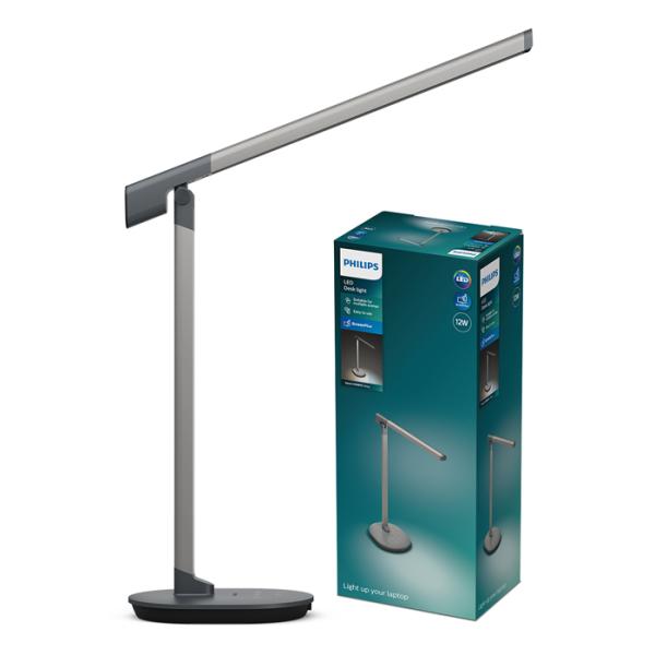 フィリップス デスクライト スリムデザインモデル Sword DSK610 Philips LED テーブルランプ 450lm Ra90 学習机 おしゃれ タッチパネル USBポート付き 3段階調色 調光 コンパクト 卓上ライト 子供部屋 爆買