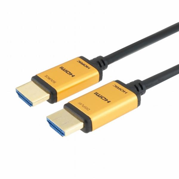 ホーリック 光ファイバー HDMIケーブル スタンダードタイプ 4K 50m ゴールド HH500-546GP  爆買
