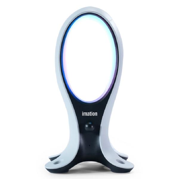 imation 4-in-1 RGB HEADSET STAND ヘッドセットスタンド IMHS100WH ホワイト 11種類のRGBライティング効果 フィギュア展示スペース 4-in-1ヘッドセットスタンド ヘッドホンスタンド IMHS1...