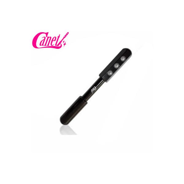 Canet（キャネット） 半導体ビューティーローラーシリーズ [ナノイオンクラスター] NFR-351-B（ブラック） [フェイス用]『マイナスイオン発生機能』を搭載!!電源・電池要らずのいつでもどこでも使えるコロコロエステ!半導体ビューテ...