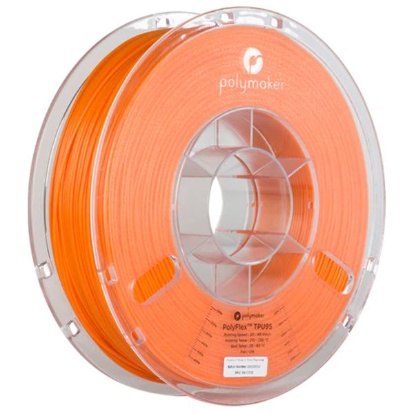 Polymaker PolyFlex TPU95 フィラメント (1.75mm, 0.75kg) True Orange オレンジ 3Dプリンター用 PD01006 ポリメーカー  爆買