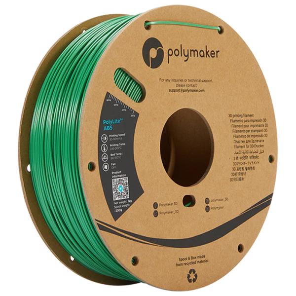 Polymaker PolyLite ABS フィラメント (1.75mm, 1kg) Green グリーン 3Dプリンター用 PE01005 ポリメーカー 爆買