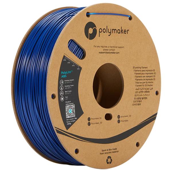Polymaker PolyLite ABS フィラメント (1.75mm, 1kg) Blue ブルー 3Dプリンター用 PE01007 ポリメーカー 爆買