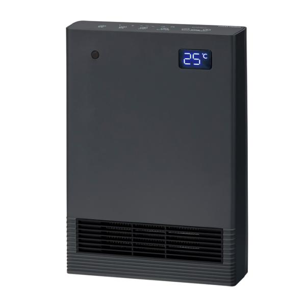 ユアサプライムス 背面が分解できるセラミックヒーター YA-S1228SGM-H グレー 電気ファンヒーター 人感センサー付き 温度センサー