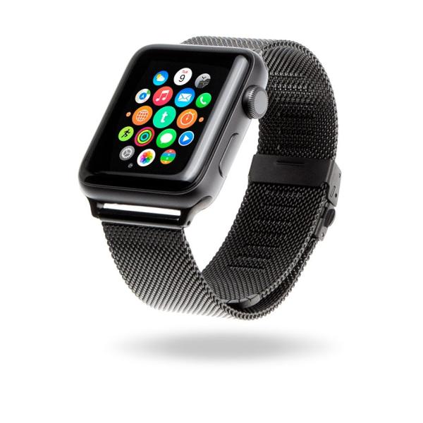 アップルウォッチに対応したEMPIREオリジナル時計バンド。ワンプッシュ式バックルを搭載したミラネーゼタイプ。 工具不要で簡単装着が可能なEASY CLICK（イージークリック）を搭載。 素材：ステンレス長さ：80x110mm厚み：約1.8...