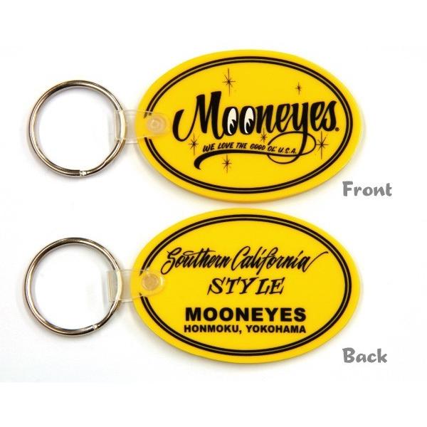 MOONEYES Oval Rubber Key Ringムーンアイズ オーバル ラバー キーリングMOOEYES イエローのラバー製キーリングは、ワイルドマンの明るいデザインが Good !!素材：ラバー製サイズ： (H) 4.2cm x...