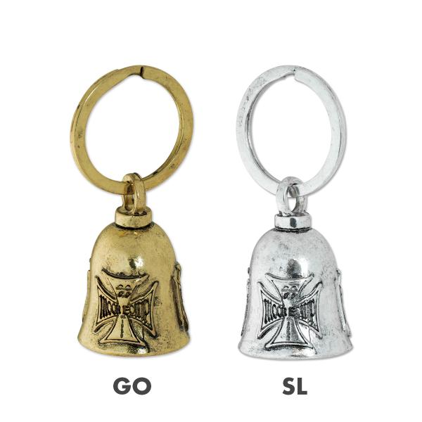 MOON Equip. Iron Cross Bell Key Ringムーン イクイップ アイアン クロス ベル キーリングクラシカルな MOON Equip. アイアンクロス デザイン を、立体感のあるレリーフ(浮き彫り)加工したベル ...