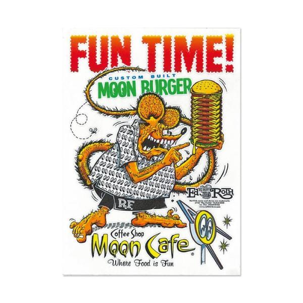 Rat Fink x MOON Cafe Stickerラット フィンク x ムーン カフェ ステッカーRat Fink x MOON Cafe ステッカーが登場です！！MOON Cafe の定番、そして人気の MOON Burger を ...