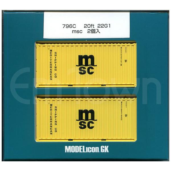 メーカー標準価格：6,500円＋税《2024年1月発売品》日本型16番のスケール(1/80)で作られたコンテナです。当品より先に発売された《品番733X19》の塗色とは、色味が異なります。（当品の方は、赤味がある黄色です）所有社名：MSC ...