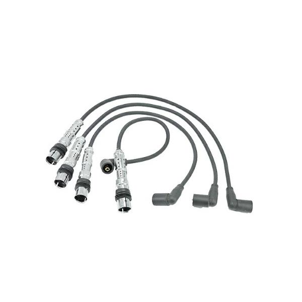 VW ポロ POLO 6R (2009y-2018y) ザ・ビートル 5C (2012y-2020y)  ゴルフ6 GOLF6 5K (2009y-2013y) 優良社外品 プラグコード セット イグニッションケーブル 4本 (1台分) フ...