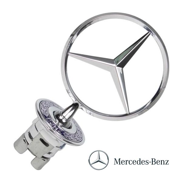 【 商品内容 】  W211 W210 ベンツ AMG Eクラス (1996y-2009y) 純正品 フロントスターマスコット ボンネットスターマスコット フードマスコット 正規品 本物 純正 正規 パーツ 部品 スリーポインテッドスター ...