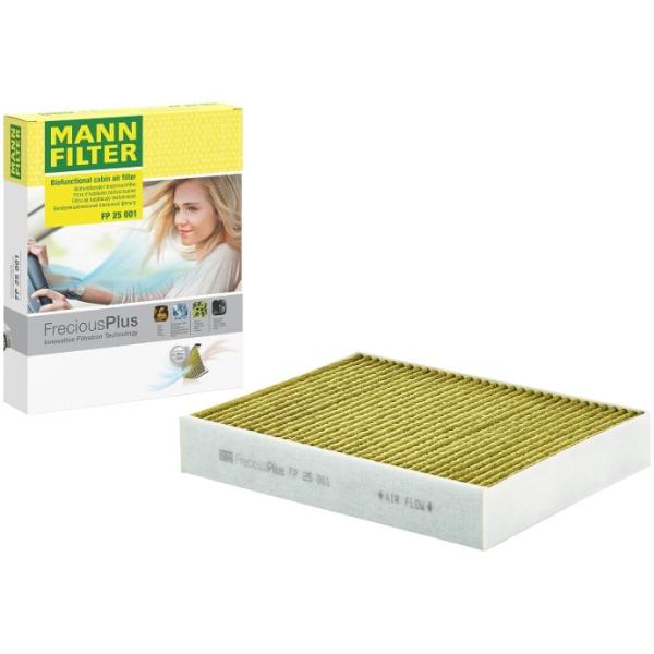 F30 F31 F34 BMW 3シリーズ (2012y-2019y)  MANN FILTER エアコンフィルター フレシャスプラス 抗菌作用 活性炭フィルター PM2.5 殺菌効果 OEM FreciousPlus 320d 320i ...