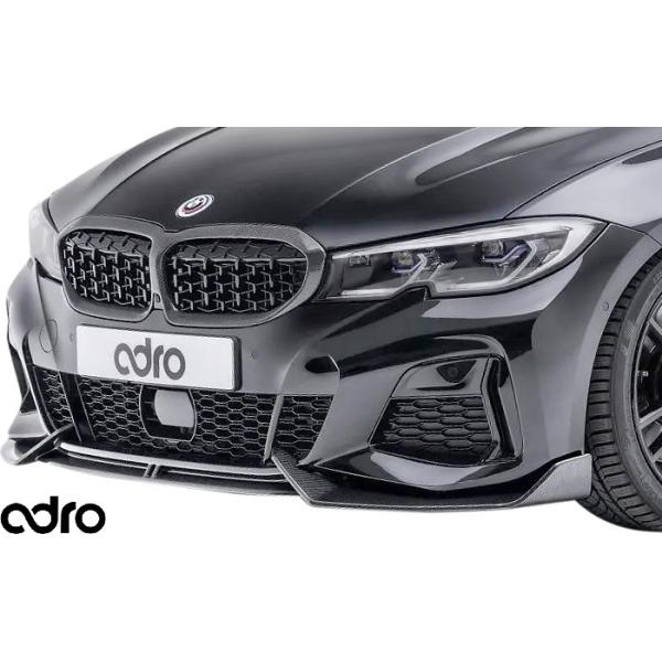 【 商品内容 】G20 G21 BMW 3シリーズ  Mスポーツ用 (2019y-) adro アドロ フロントリップ ／／ カーボン CARBON エアロ パーツ カスタム 外装 部品 社外 新型 現行 エイドロ M SPORT M-SP...