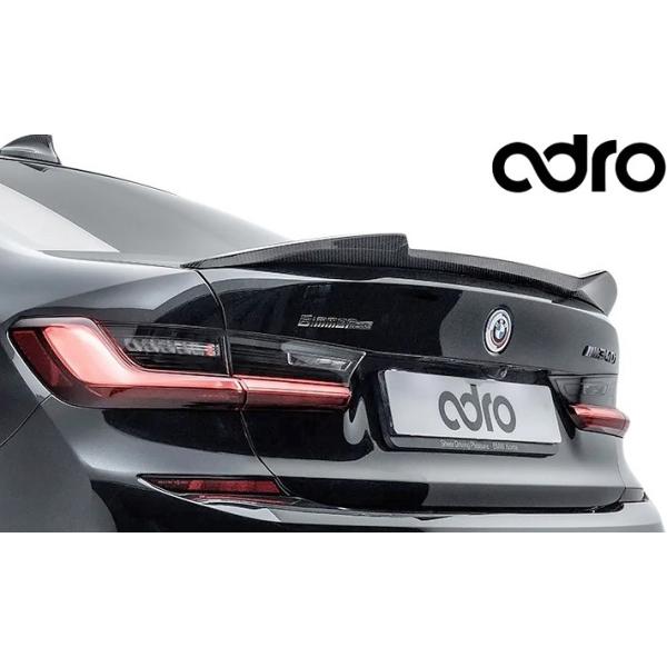 【 商品内容 】G20 BMW 3シリーズ セダン Mスポーツ用 (2019y-) adro アドロ  トランクスポイラー ／／ カーボン CARBON エアロ パーツ カスタム 外装 部品 社外 正規 新型 現行 エイドロ M SPORT...