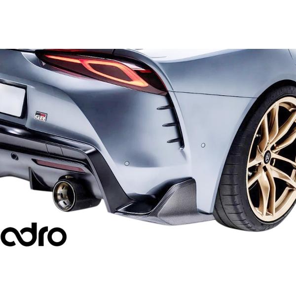 【商品内容】A90 A91 GRスープラ DB (2019-2024) adro ノーマルバンパー用 リアウィングレット V1 左右 Wet CARBON カーボン エイドロ アドロ エアロ パーツ 部品 カスタム 外装 改造 社外 TOY...