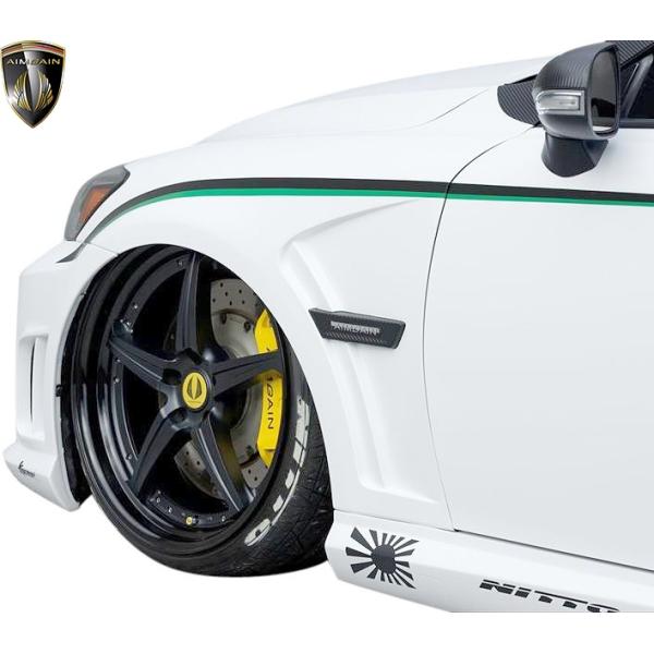 【 商品内容 】レクサス 20系 IS-C コンバーチブル IS250C IS350C (2009.5-2014.5) AIMGAIN 純VIP SPORT TUNING STYLE フロントフェンダーダクト 左右 FRP エイムゲイン エ...