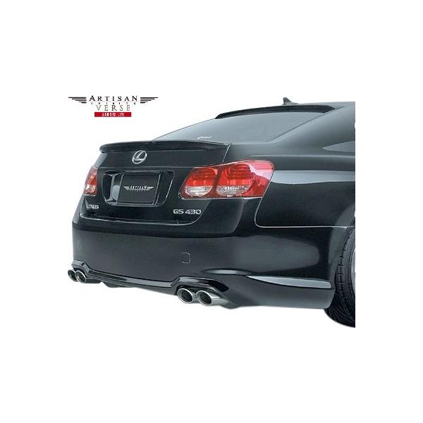【 商品内容 】レクサス 190系 GS 前期 GS450h GS430 GS350 (2005.8-2007.10) ARTISAN SPIRITS VERSE HIGH SPEC LINE リアバンパー FRP アーティシャンスピリッツ...