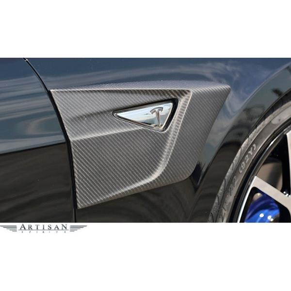 【商品内容】〇 TESRA Model S (85D) ARTISAN SPIRITS O.F.K. Edition フェンダーガーニッシュ 2P／／FRP エアロ  アーティシャンスピリッツ アーティシャン アーテシャンスピリッツ アーテ...