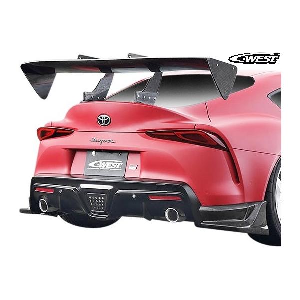 【商品内容】トヨタ GRスープラ DB A90 A91 (2019y-2025y) C-WEST リアアンダーフィン 左右 PFRP 未塗装 シーウエスト エアロ パーツ 部品 新型 現行 外装 社外 改造 カスタム ドレスアップ レース ...