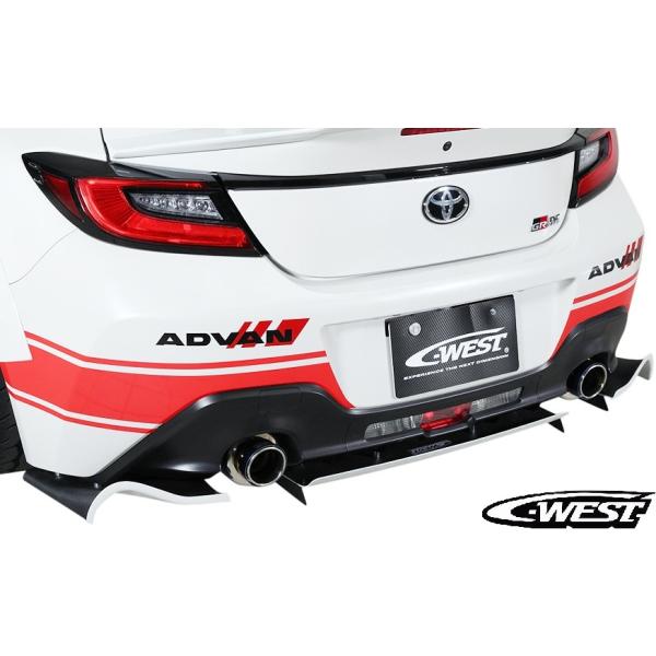 【商品内容】トヨタ GR86 ZN8 (2021.10-) C-WEST リアディフューザー PFRP 未塗装 シーウエスト エアロ パーツ 部品 新型 現行型 外装 社外品 改造 カスタム ドレスアップ エクステリア TOYOTA ジーア...