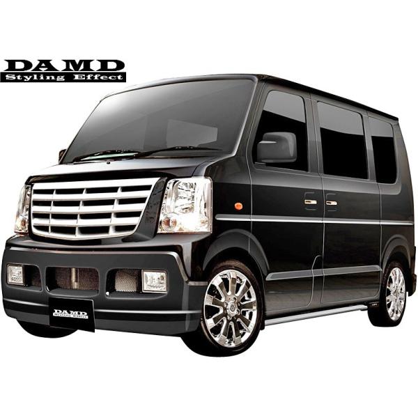 【M's】スズキ エブリィ DA64W/DA64V (-2010.4) DAMD フロントバンパー (フロントグリル付属)／／FRP製 ダムド ...