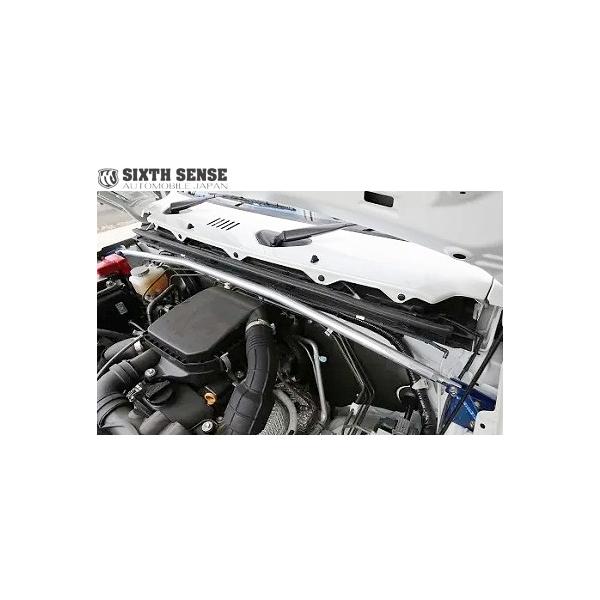 【商品内容】 JB64 ジムニー (2018.7-) SIXTH SENSE フロントストラットバー ストラット タワーバー Typeスタンダード シックスセンス SIXTHSENSE パーツ 部品 エンジン 社外品 新型 現行型 カスタム...