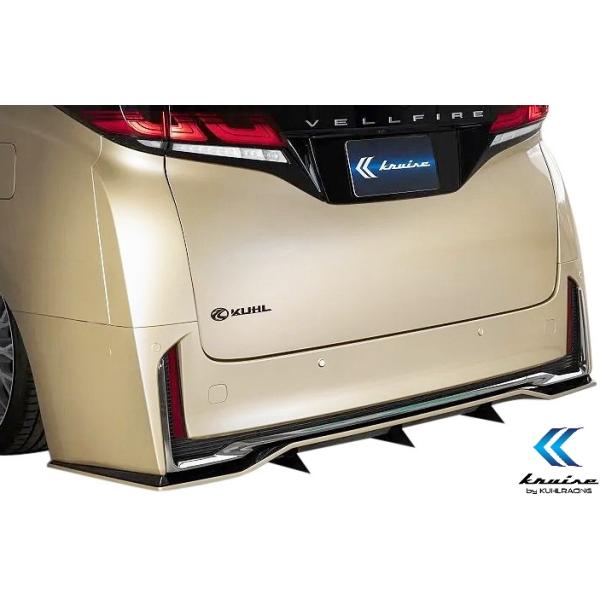【 商品内容 】トヨタ 40 アルファード (2023.6-) KUHL RACING KRUISE KR-40ARR リアディフューザーフィン 3本 FRPSG クールレーシング クール 社外 エアロ パーツ 部品 外装 新型 現行 カス...