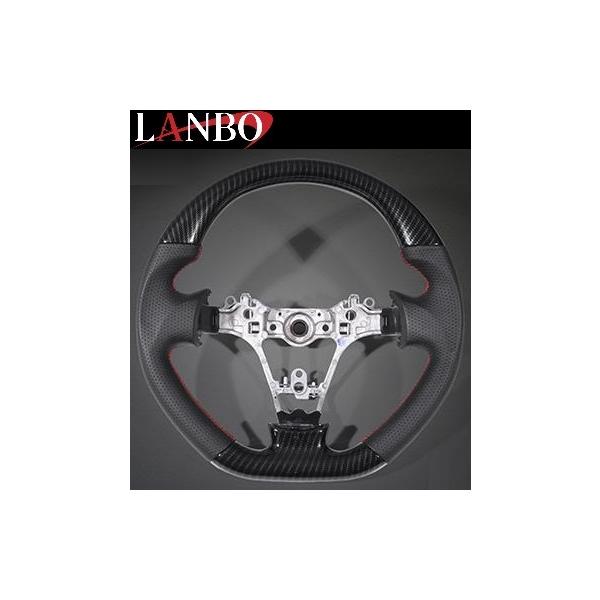 【商品内容】 TOYOTA 160系 プロボックス ハイブリッド NSP160V NCP160V NCP165V NHP160V (H26.8月-) LANBO オリジナル ガングリップ コンビ ステアリング ハンドル (カーボン調) ラン...