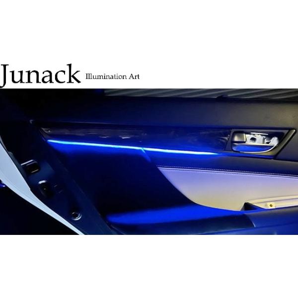 【 商品内容 】 レクサス GS GS-F (2012.01-2020.09) Junack リ・ザード アンビエントイルミネーション (フロント左右) ブルー 青色 ジュナック パーツ 部品 発光 光る インテリア カスタム LEXUS ...