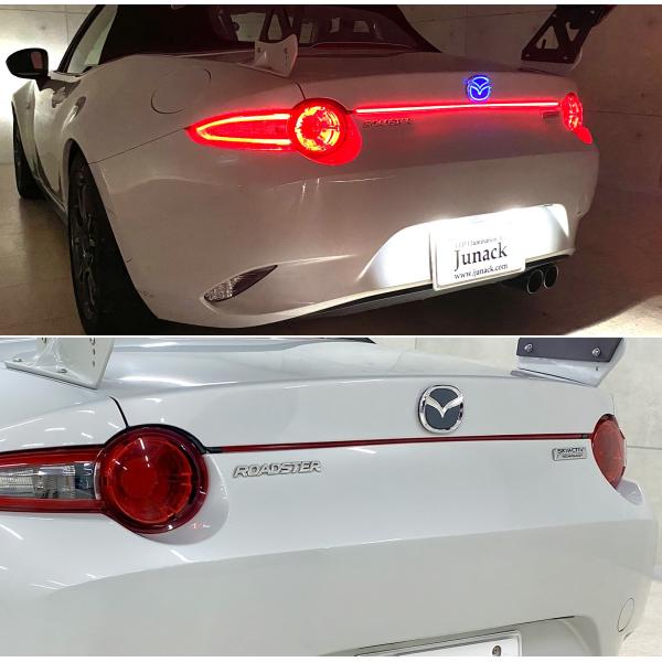 【 商品内容 】ND ロードスター ロードスターRF 後期 ND5RE NDERE (2024.1-) Junack LEDZARD リ・ザード TC LED テール イルミネーション ジュナック 社外 パーツ 部品 外装 カスタム イルミ...