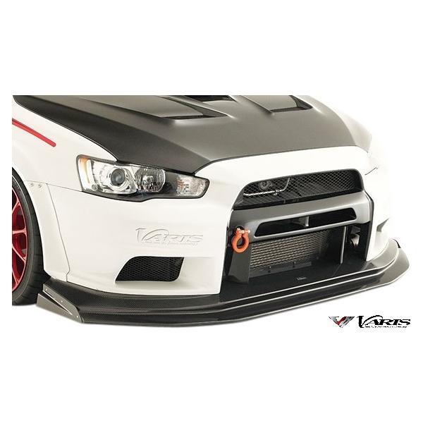 【 商品内容 】三菱 CZ4A ランサーエボリューションX (2007.10-2015.8) VARIS Ver.1 F/B用 フロントディフューザー (ワイドボディ用)  VSDC製 バリス ヴァリス エアロ パーツ カスタム エクステリ...