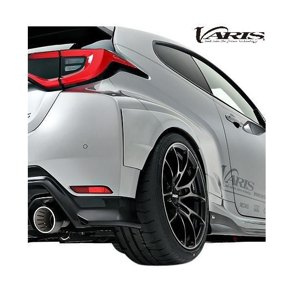 【商品内容】トヨタ GRヤリス 後期 (2024.4-) VARIS KOUKI ARISING-1 リアフェンダートリム 4pcs 左右 片側8mmワイド FRP バリス ヴァリス エアロ パーツ 部品 外装 改造 社外 カスタム ドレス...
