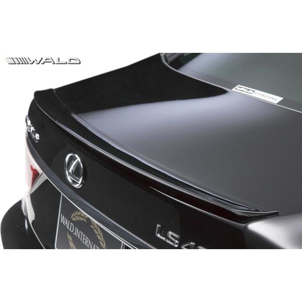 【 商品内容 】LEXUS 40系 LS 後期 LS460 LS600h Fスポーツ 用 (H24.10-H29.10) WALD EXECUTIVE LINE トランクスポイラー ／／ ABS 未塗装 ヴァルド バルド エアロ パーツ カ...
