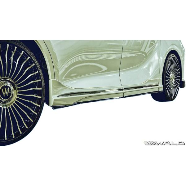 【 商品内容 】レクサス LM500h TAWH15W (R5.10-) WALD SPORTS LINE ドアパネル 左右 (メッキガーニッシュ付属) ABS ヴァルド バルド エアロ パーツ 部品 改造 新型 現行 外装 社外 カスタム...