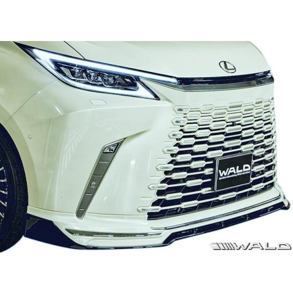 【 商品内容 】レクサス LM500h TAWH15W (R5.10-) WALD SPORTS LINE フロントスポイラー (メッキガーニッシュ付属) ABS 未塗装 ヴァルド バルド エアロ パーツ 部品 改造 新型 現行 外装 社外...