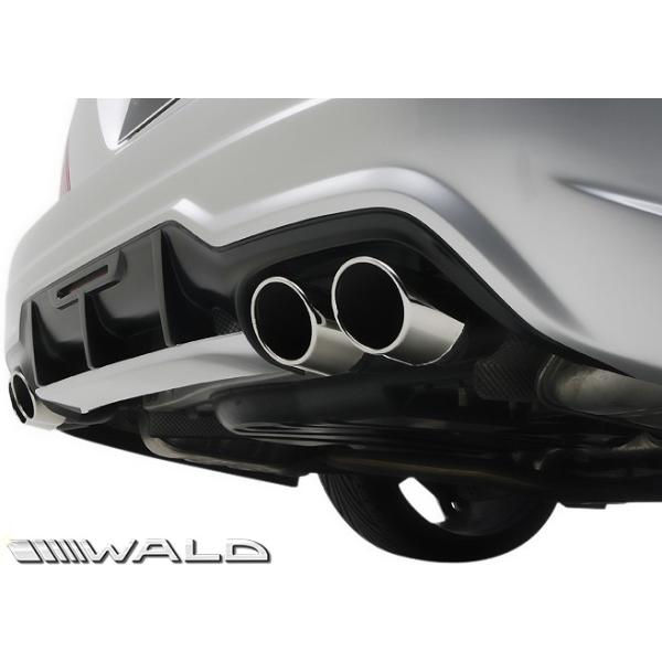 【 商品内容 】W211 ベンツ Eクラス セダン (2002y-2009y) WALD D.T.M SPORTS ハーフステンレス マフラーカッター OVAL117W×2 ヴァルド バルド ブラックバイソン エアロ パーツ カスタム エク...