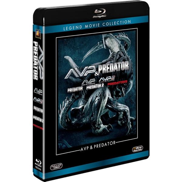 「商品情報」映画史上最凶・最悪の対決！「AVP」「プレデター」シリーズの伝説をブルーレイでコンプリート！＜収録作品＞『エイリアンVS.プレデター』『AVP2 エイリアンズVS.プレデター』『プレデター＜特別編＞』『プレデター2』『プレデター...